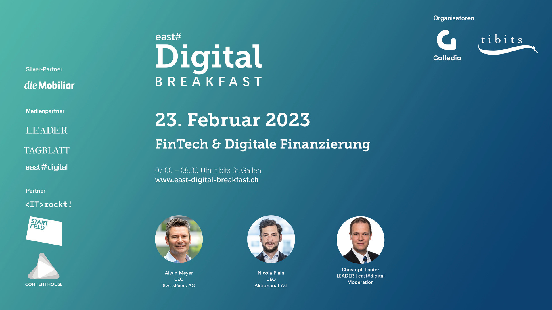 east#digital Breakfast im Februar